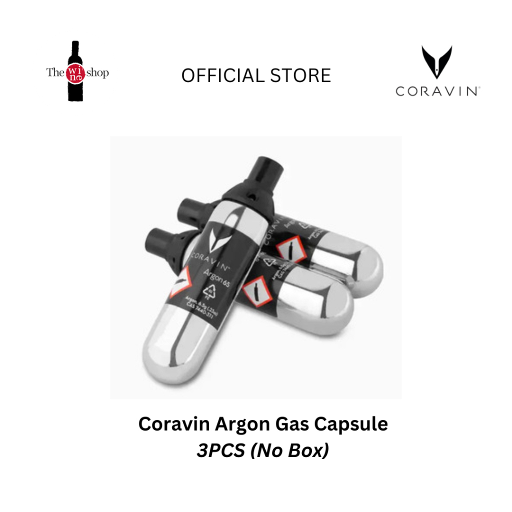 Coravin Pure Argon Refill Gas Capsule x3pcs (No Box) | Shopee Malaysia