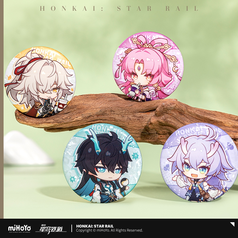 【Honkai: Star Rail】 Express Travel Notes - Chibi Tinplate Badge ...