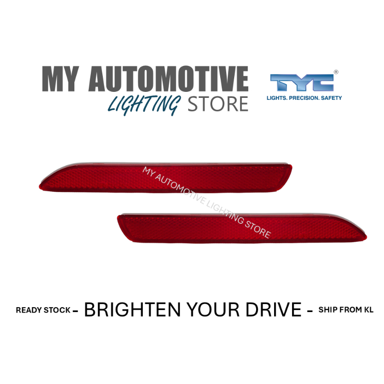 (TYC) TOYOTA CAMRY ACV40 ASV50 2006-2015 REAR BUMPER REFLECTOR, REAR ...
