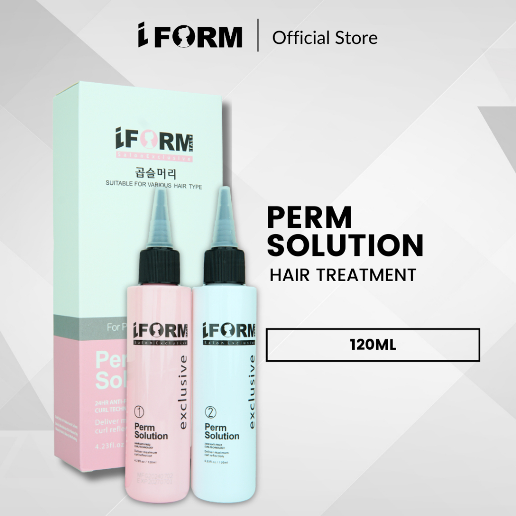 IFORM Hair Perm Solution Set (120ml) | Shopee Malaysia