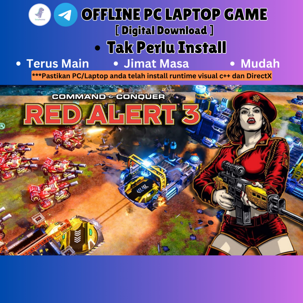 [PC Offline Game Portable]Red Alert 3 [Digital Download] | Shopee Malaysia