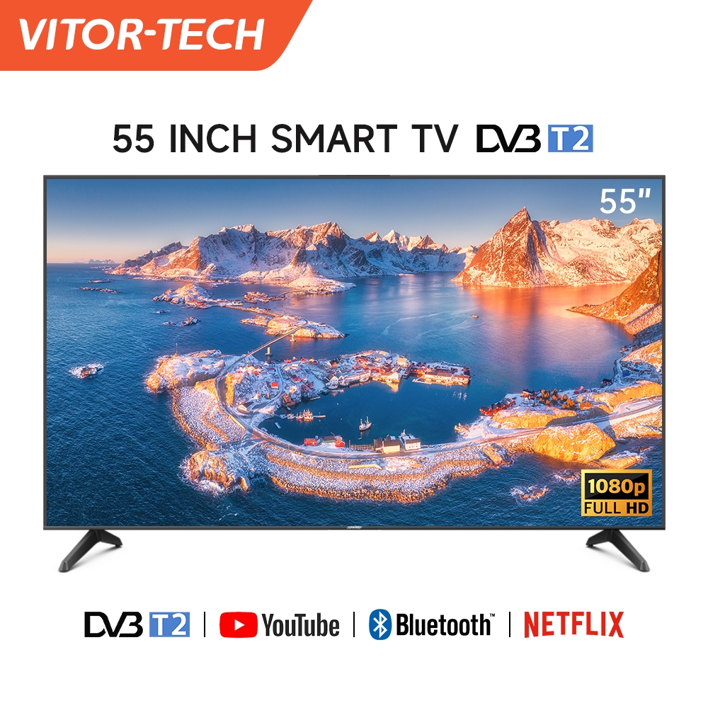 55 inch 4K FHD Smart TV Android 11.0 DVB-T2 LED TV MYTV/HDMI/USB/WiFi ...