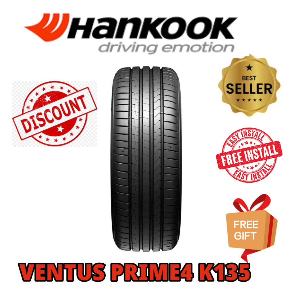 225/45/18 HANKOOK VENTUS PRIME4 K135 PTSTYRE TIRE TIRES (INSTALLATION & DELIVERY) (100% New ...