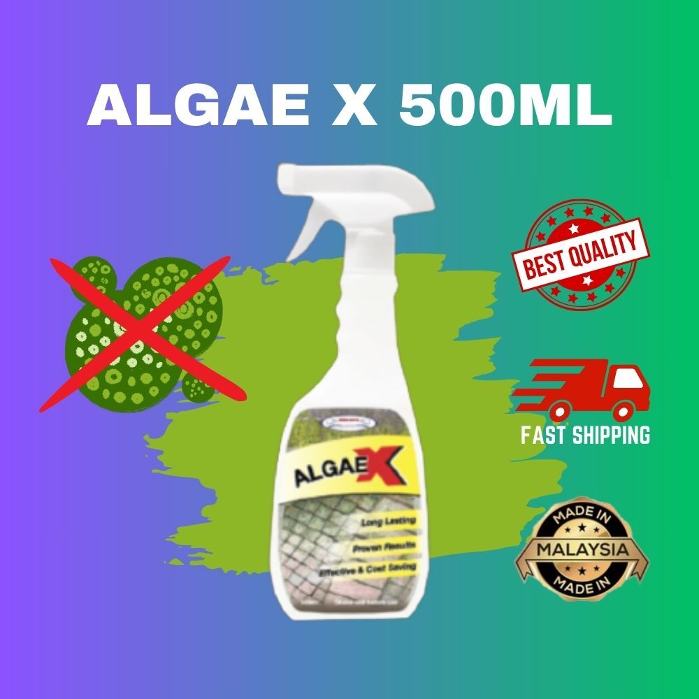 Algae X Alga Remover Spray Buang algae Botol Spray 500ML Tandas Meja ...