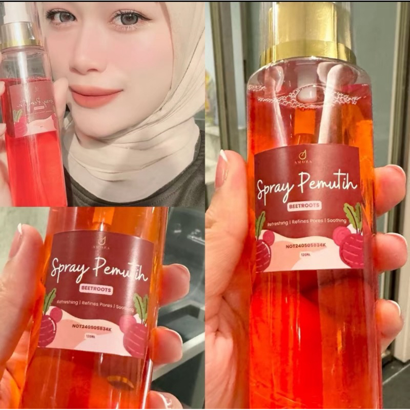 AMORA SPRAY PEMUTIH BEETROOTS 100 ML | Shopee Malaysia