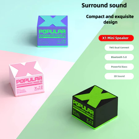 X1 Speaker Wireless Bluetooth 5.0 Stereo Surround Mini Portable Smart Subwoofer | Shopee Malaysia