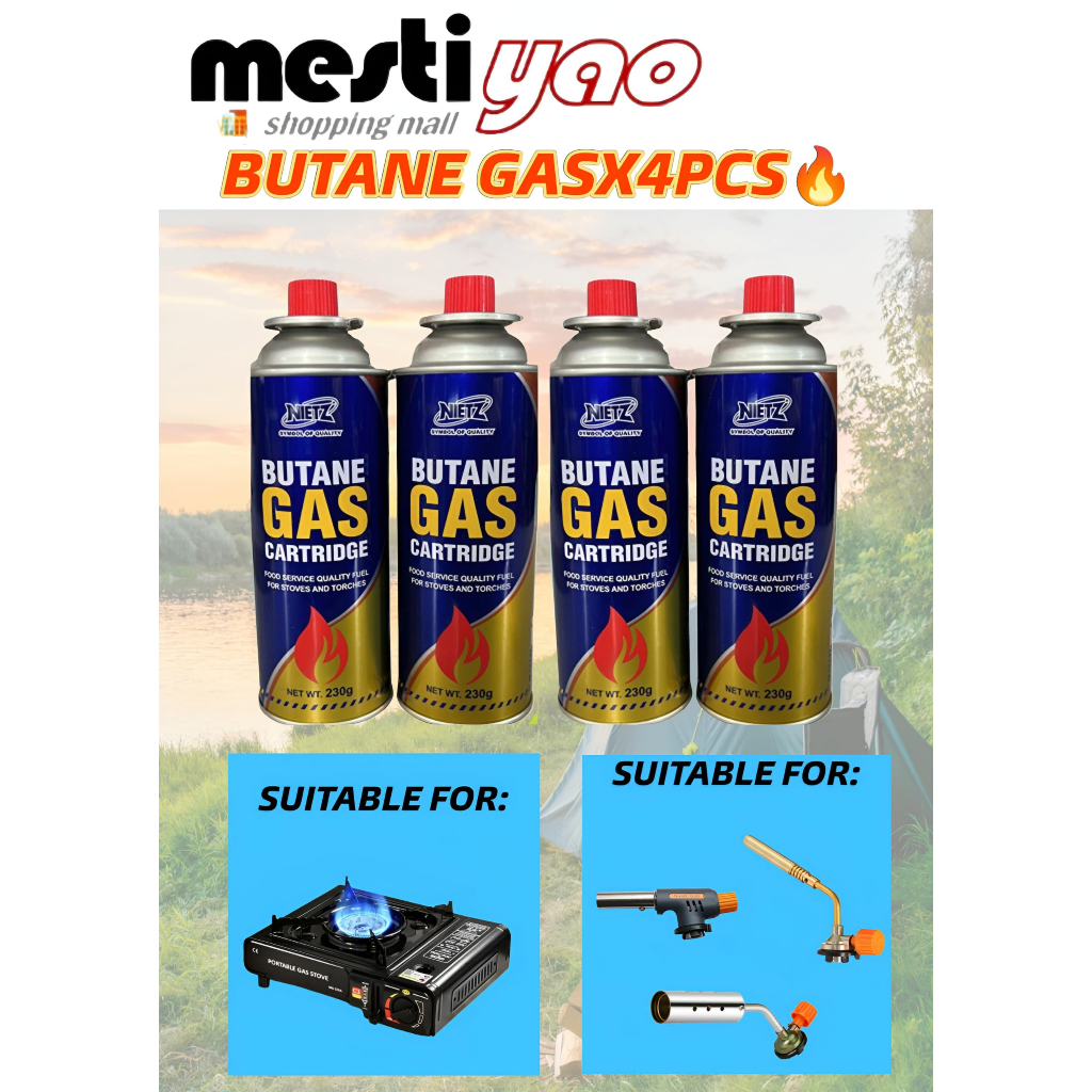 4PCS Gas Butane/Combo Gas Butane Set/Flame Gun Set/Gas Burner Set/Set ...