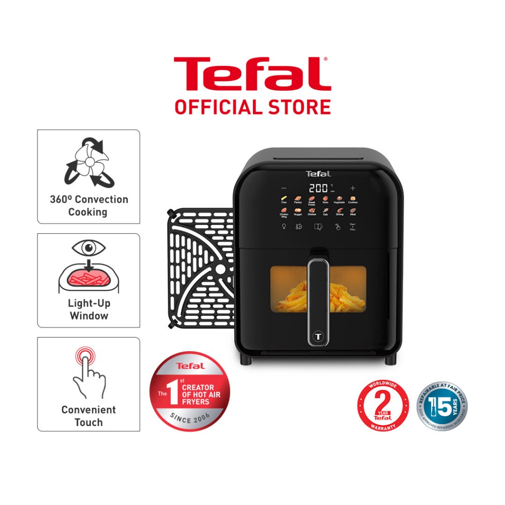 Tefal Easy Fry Far Infrared Vision Air Fryer (EY8218) | Shopee Malaysia