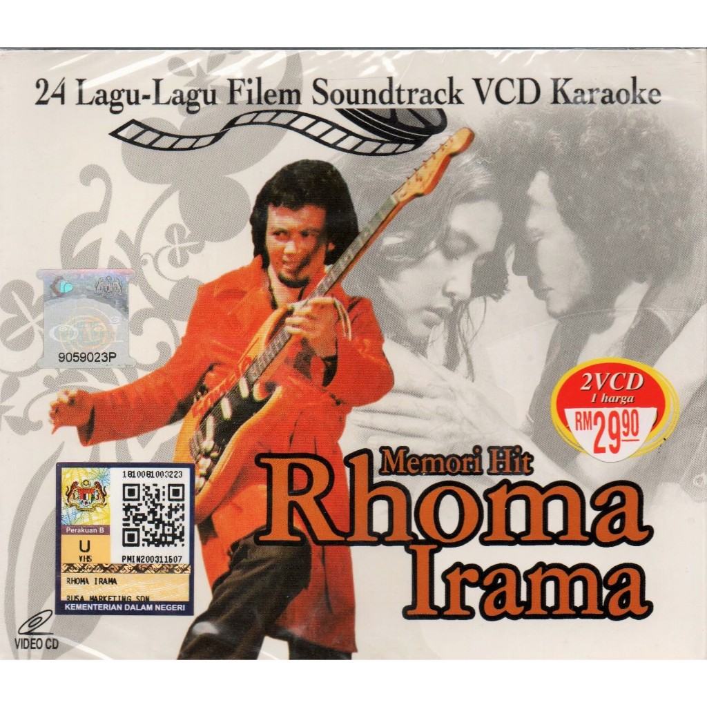 Memori Hit Rhoma Irama - 24 Lagu Filem Soundtrack ( VCD Karaoke ...