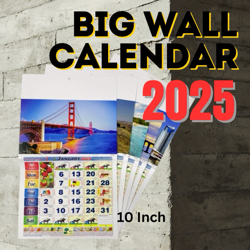 10 Inch Wall Calendar 2025 / Kalendar Dinding [READY STOCK] Calendar /Kalendar Kuda /Horse ...