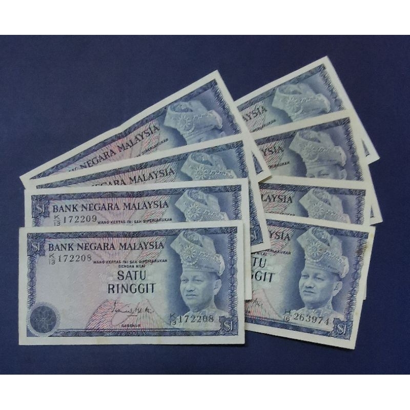 Offer Banknote Malaysia Rm1 Siri 3 Condition Cantik EF++ Seperti Di ...