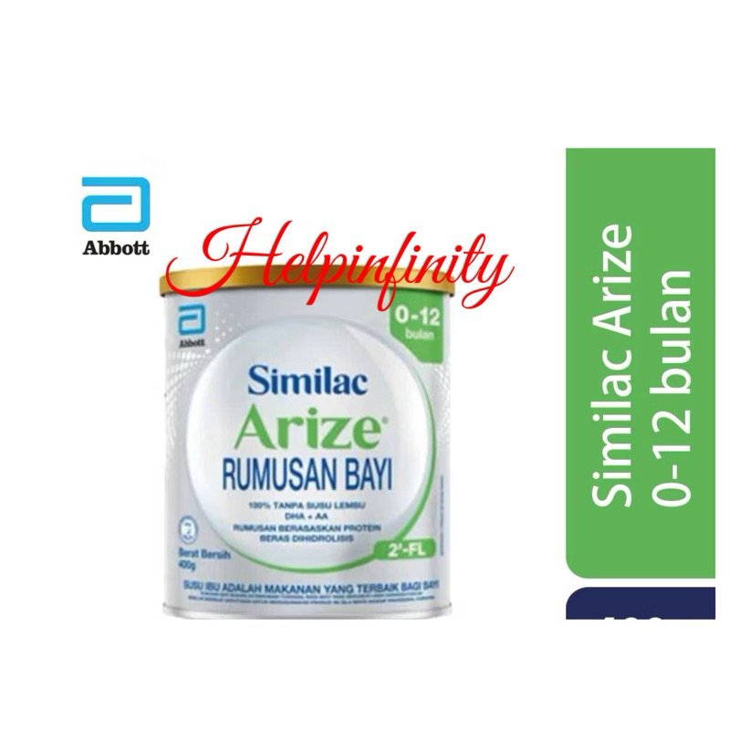 Abbott Similac Arize 2’-FL 400g Rumusan Berasaskan Protein Beras ...