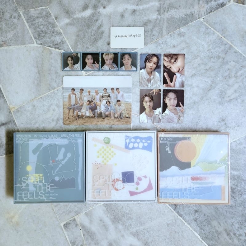 SEVENTEEN 12TH MINI ALBUM [SPILL THE FEELS] WITH WEVERSE SHOP GIFT ...