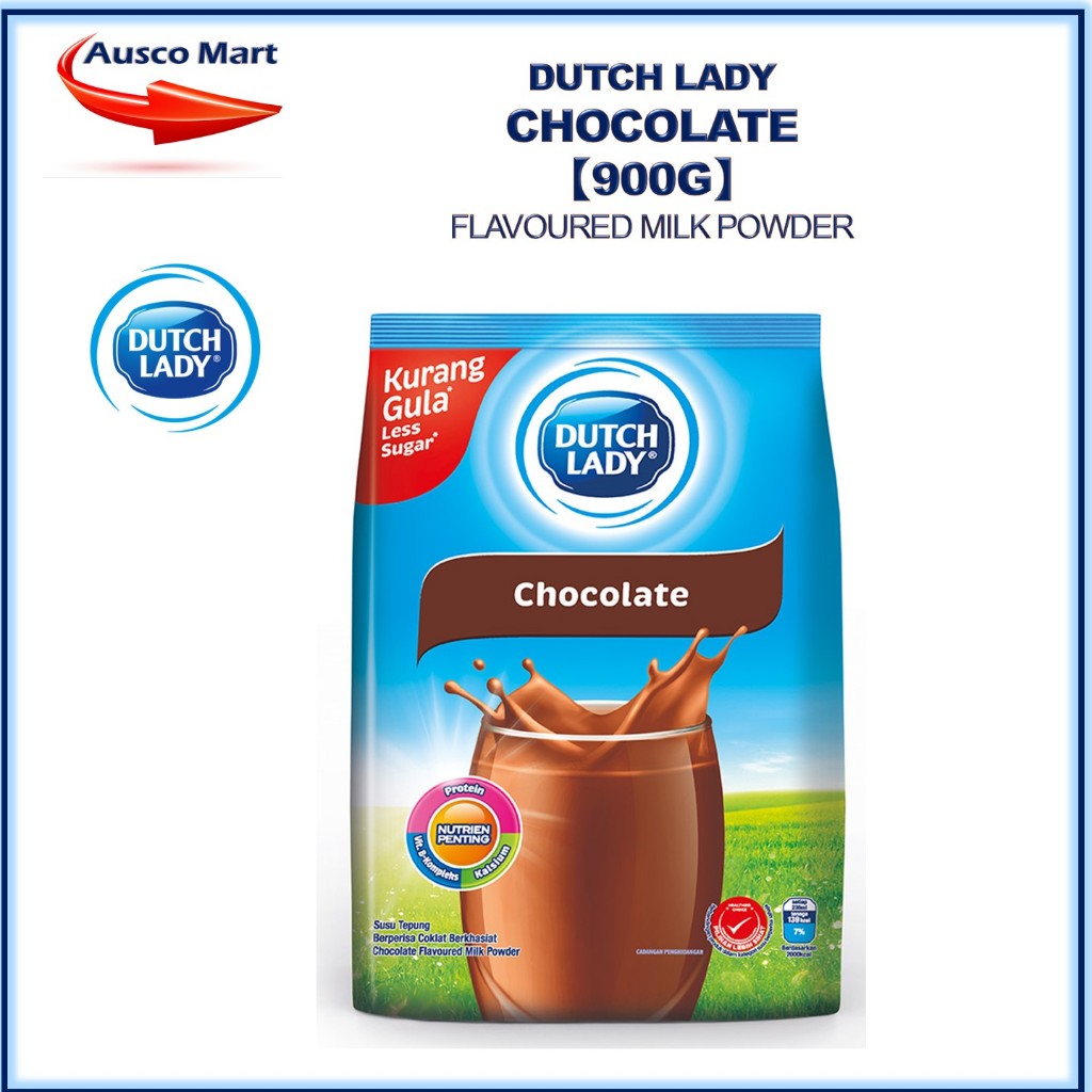 DUTCH LADY CHOCOLATE FLAVOURED MILK POWDER 900G | Shopee Malaysia