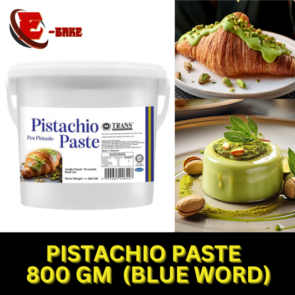 TRANS PISTACHIO PASTE 800 GM (BLUE WORD) | Shopee Malaysia