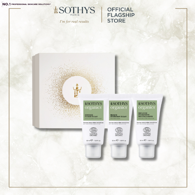 SOTHYS Organics Coffret Set (Mask + Exfoliant + Emulsion) | Shopee Malaysia