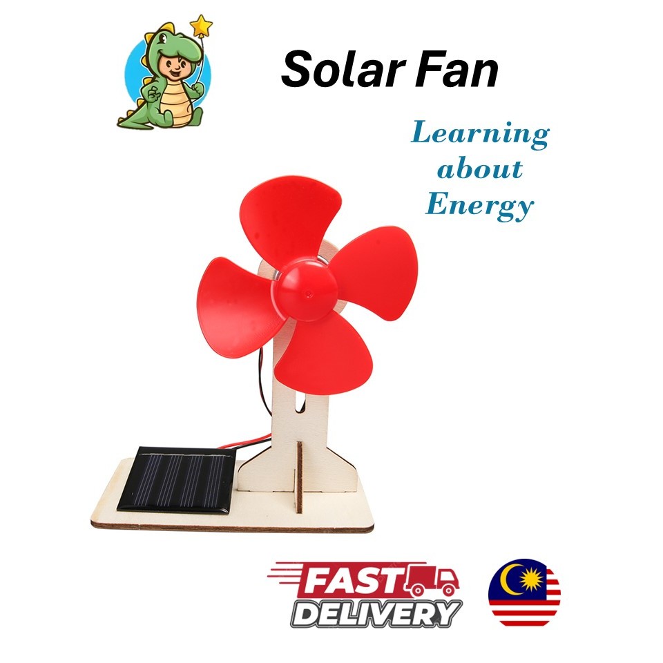 Solar Fan DIY STEM RBT Robotic Set Kit Science Experiment Educational ...
