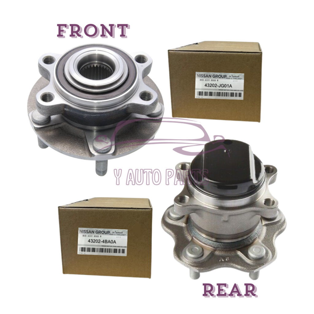 Front / Rear Wheel Bearing Hub Assy for Nissan Serena C26 C26L C27L ...