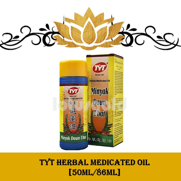 TYT HERBAL MEDICATED OIL [42ml/86ml] | Shopee Malaysia