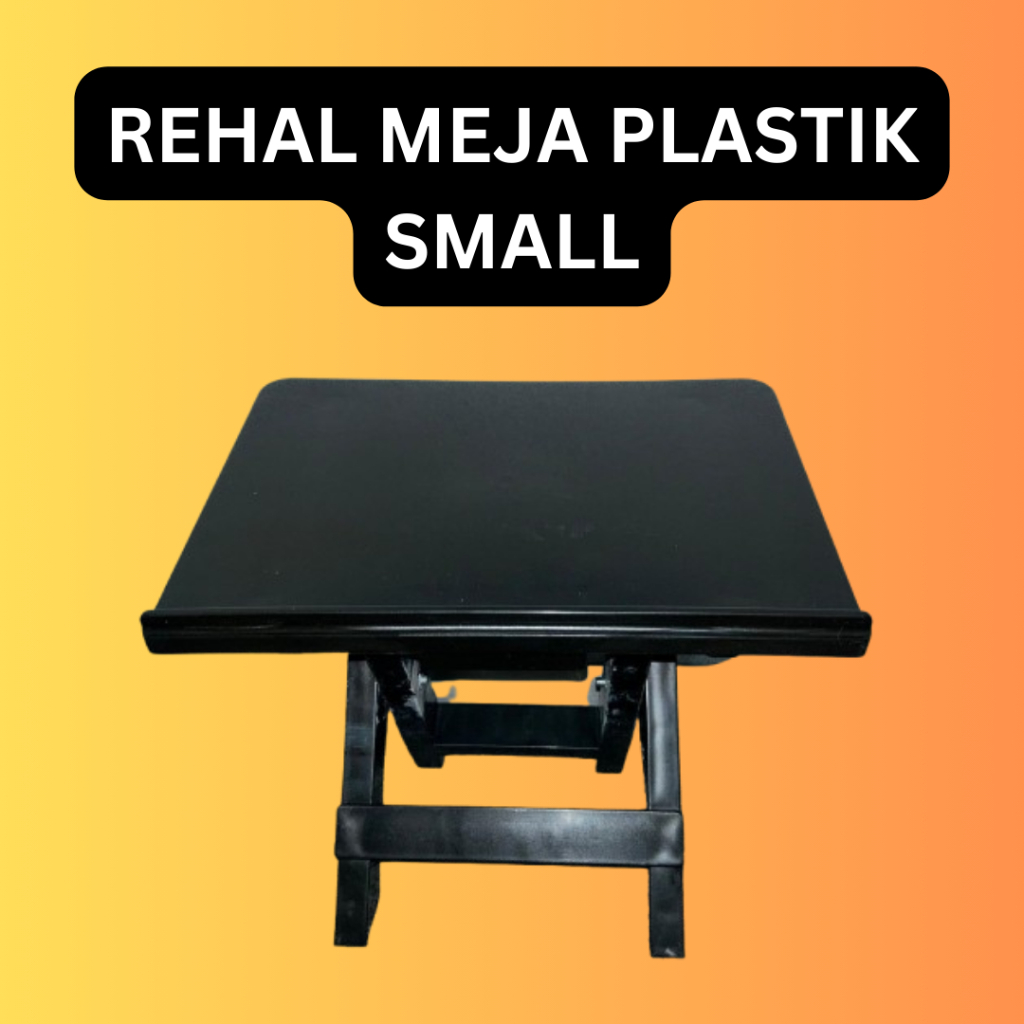 REHAL MEJA KECIL HITAM REHAL MEJA PLASTIK BLACK SMALL READING TABLE ...