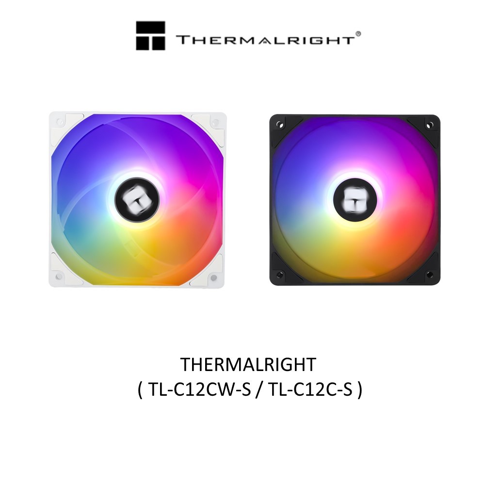THERMALRIGHT ( TL-C12CW-S ARGB FAN WHITE / TL-C12C-S ARGB FAN BLACK ...