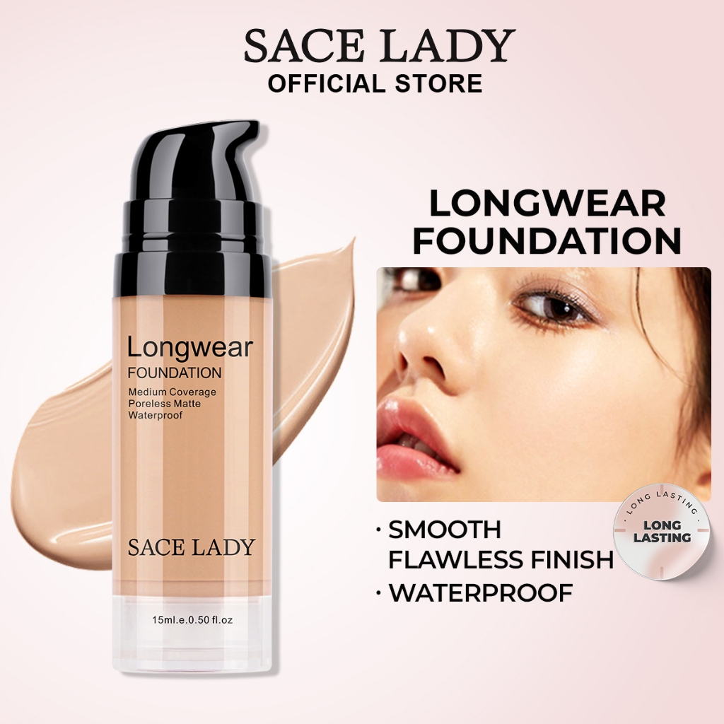 SACE LADY Foundation Longwear 15ML Medium Coverage Smooth Flawless ...
