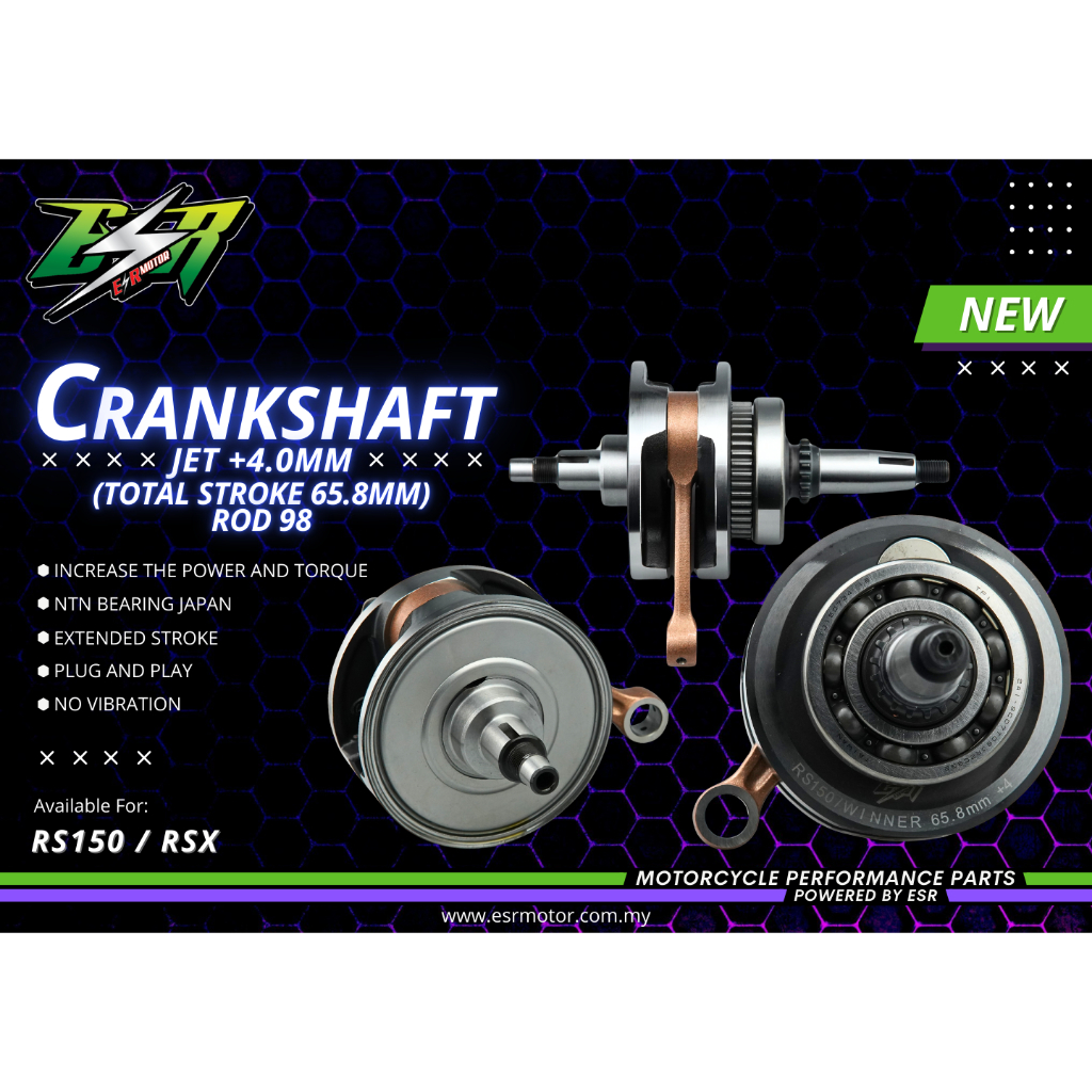ESR MOTOR CRANKSHAFT JET 2MM DAN 4MM FOR RS 150 DAN RSX | Shopee Malaysia