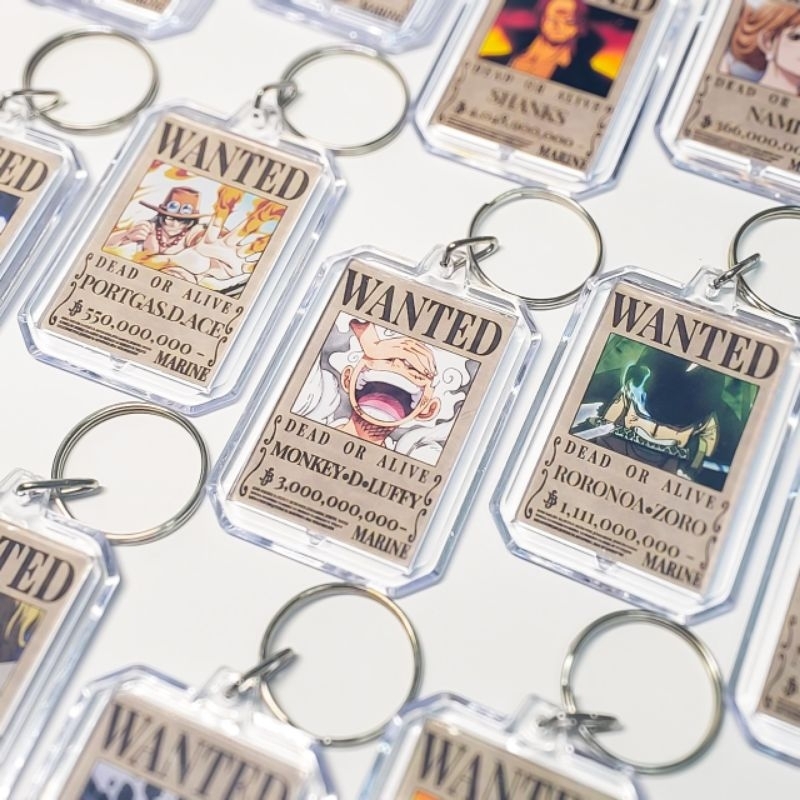 Anime Keychain One Piece Bounty Keychain | Shopee Malaysia