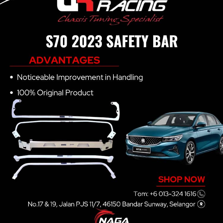 ULTRA RACING SAFETY BAR PROTON S70 1.5T 2023 FRONT STRUT/ENGINE BAR ...