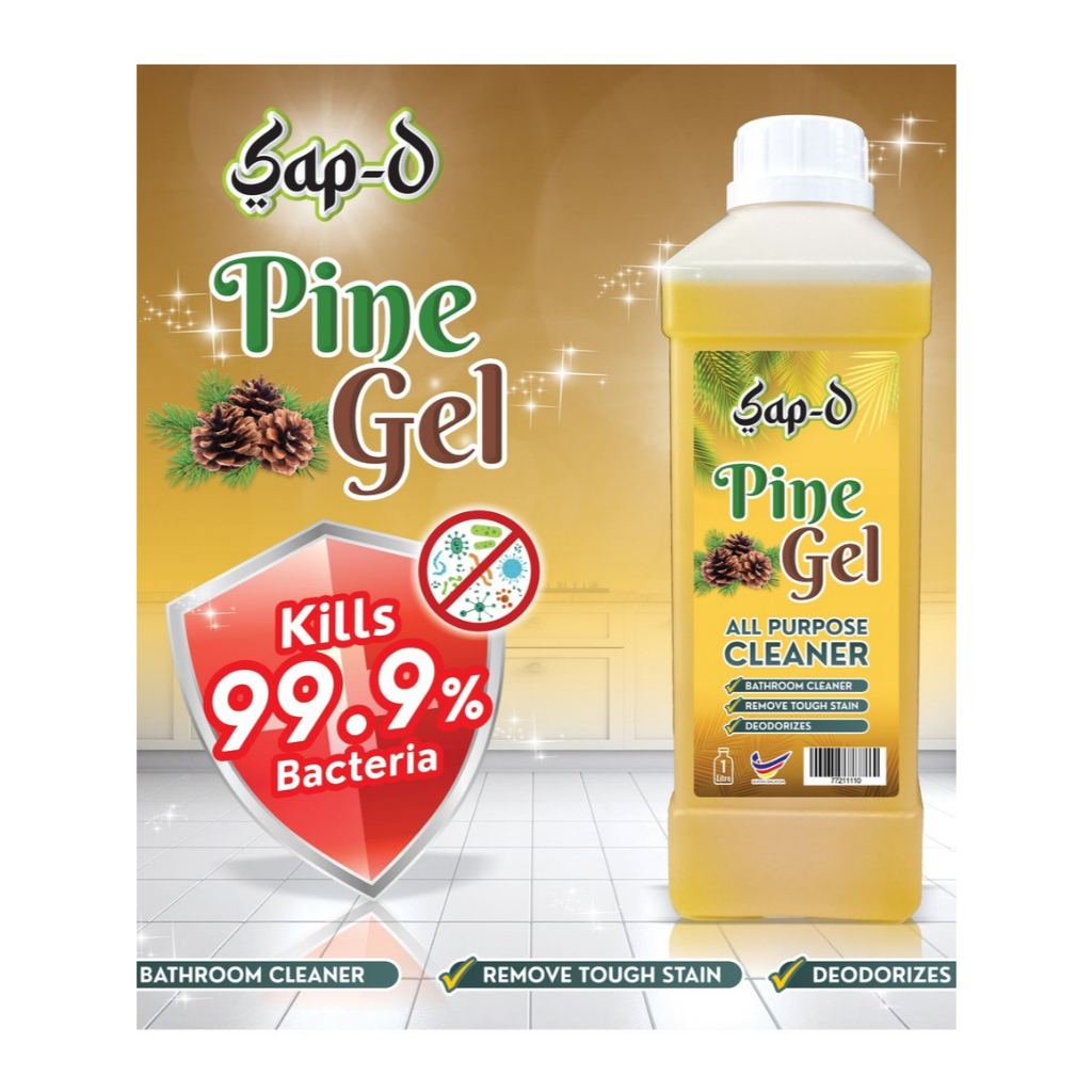 =+SapO + Pine Gel Disinfectant 1L + For Toilet + Hospital Grade ...