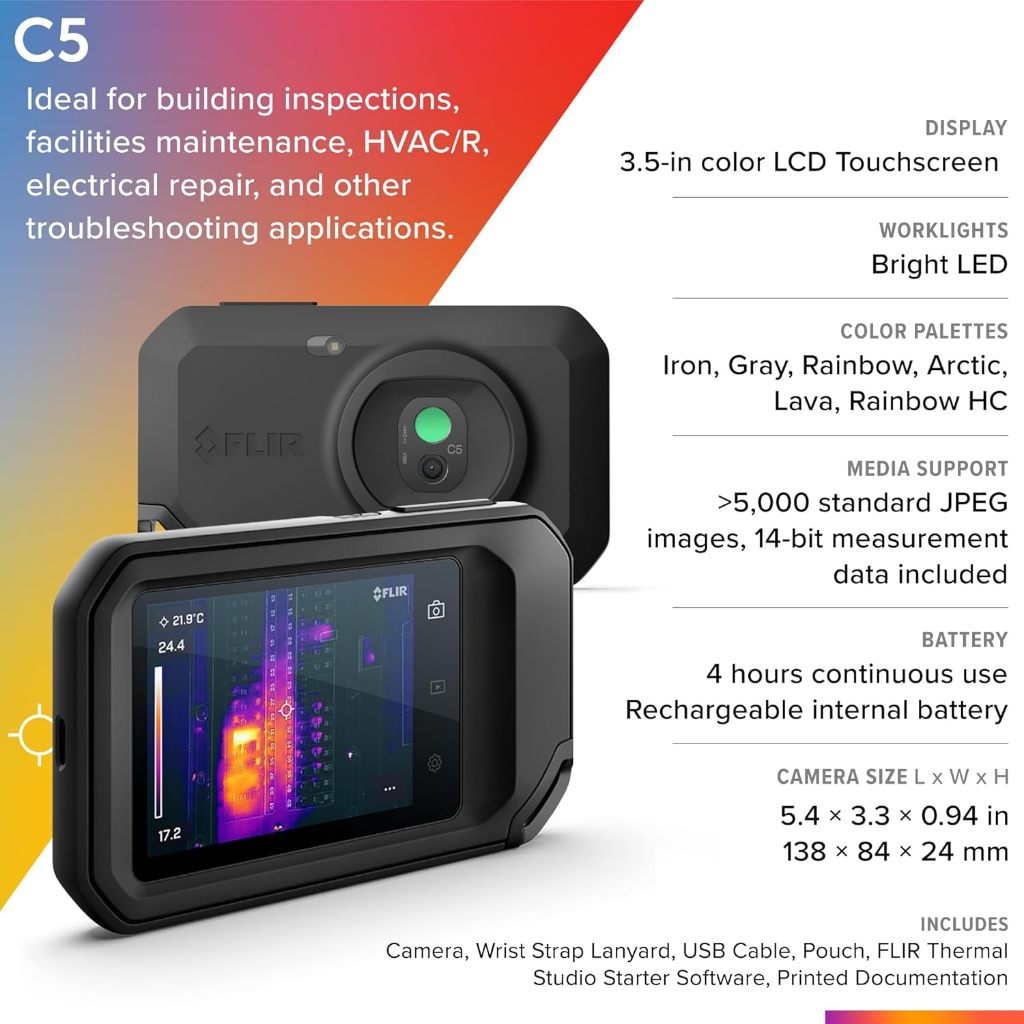 FLIR C5 Compact Thermal Imaging Camera with Wifi | Shopee Malaysia