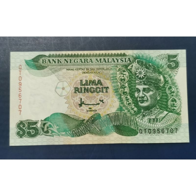 Offer Banknote Malaysia Rm5 Siri 7 Cantik with UNC Condition Seperti Di ...
