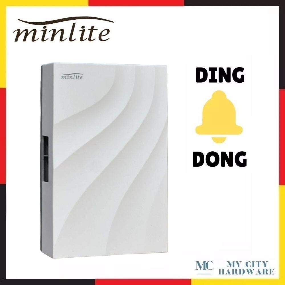 Minlite ST-3888 Mechanical Striking Wired Door bell 220-240v White ...