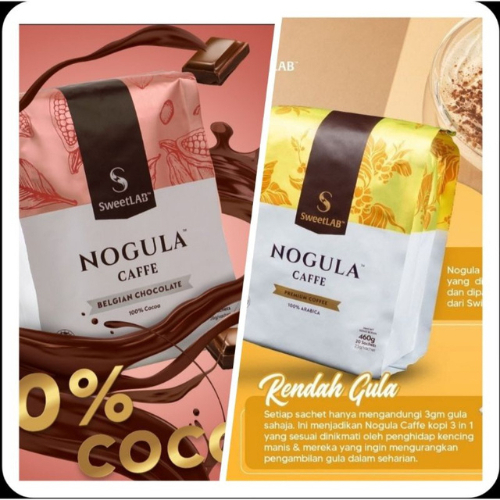 TRIAL PACK - SWEETLAB NOGULA COFFEE 25G & BELGIAN CHOCOLATE 28G ...