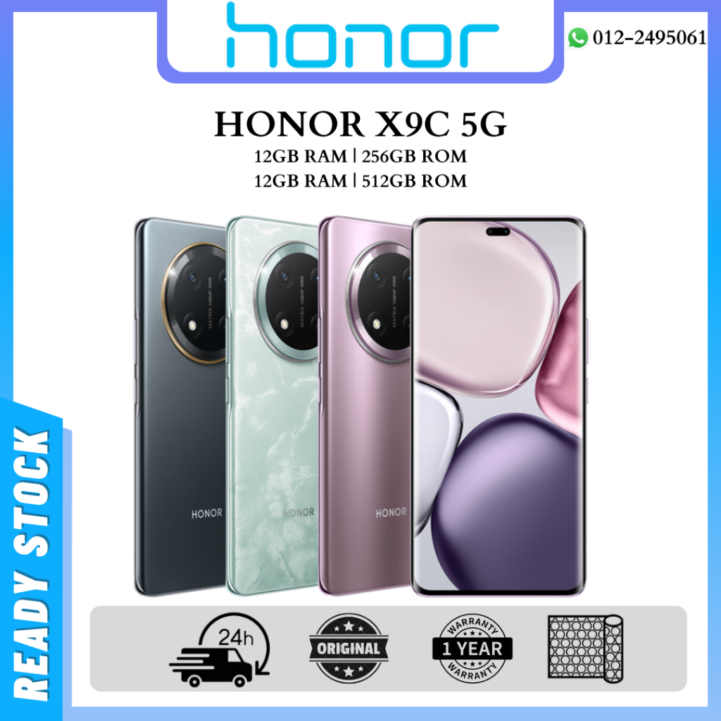 Honor X9c (12+256/12+512) | Honor X9c Smart (8+256) 5G Support GOOGLE Service Smartphone💥100% ...