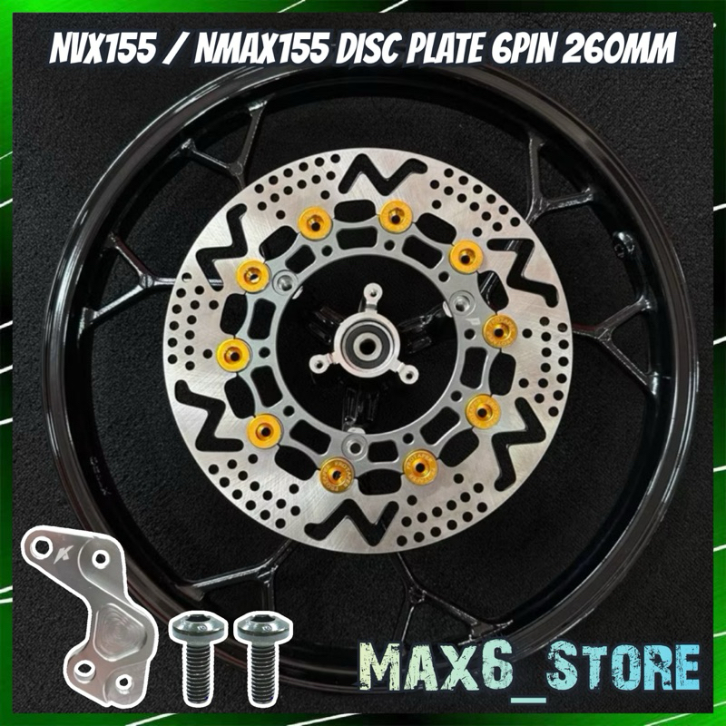 YAMAHA NVX155 V1 V2 260MM NVX NMAX155 PIRING DISC BRAKE DISC THAI AEROX ...