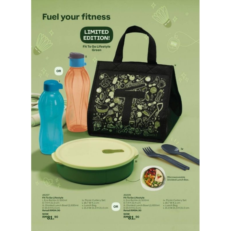 Tupperware Fit To Go Lifestyle | Shopee Malaysia