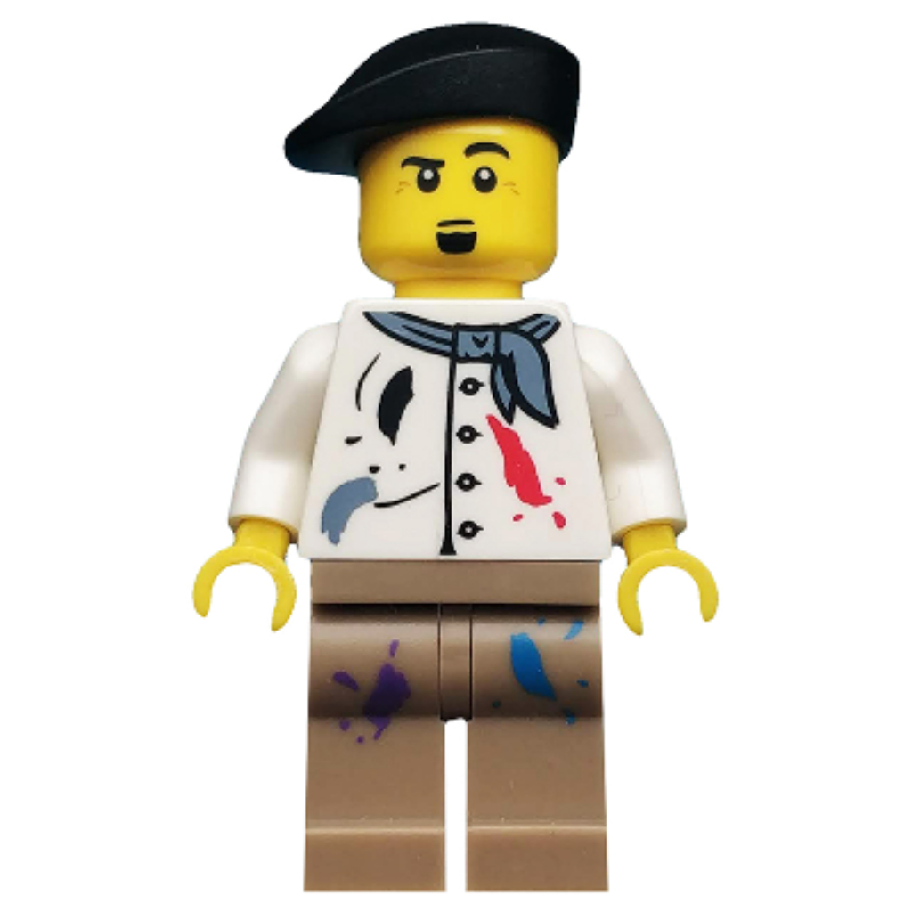 LEGO MINIFIGURE col062 Artist, Series 4 (Minifigure Only without Stand ...
