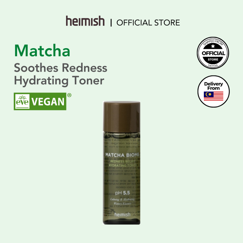 heimish Matcha Biome Redness Relief Hydrating Toner (30ml) | Shopee ...