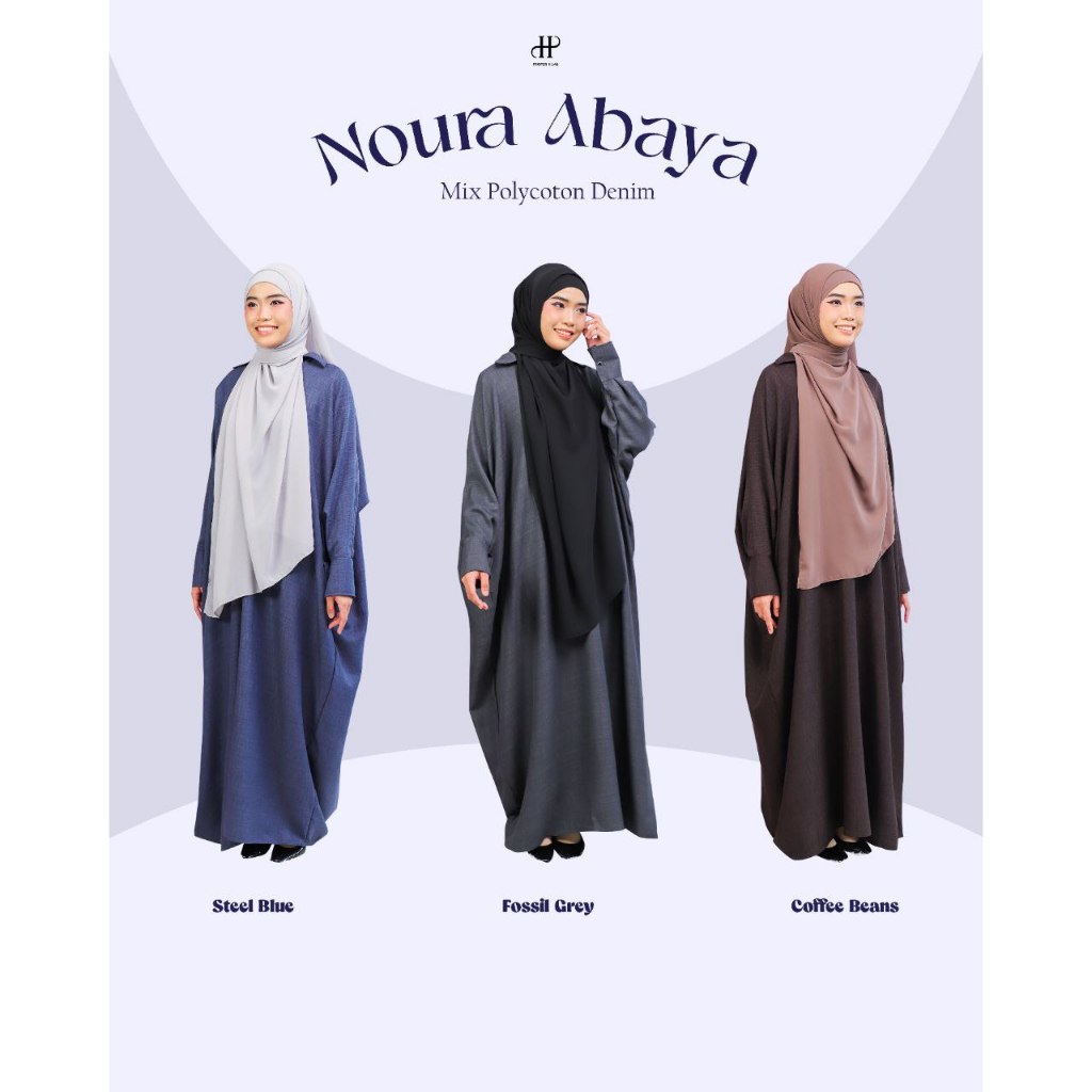NOURA ABAYA By PROPERHIJAB ( BAJU SHJ ) | Shopee Malaysia