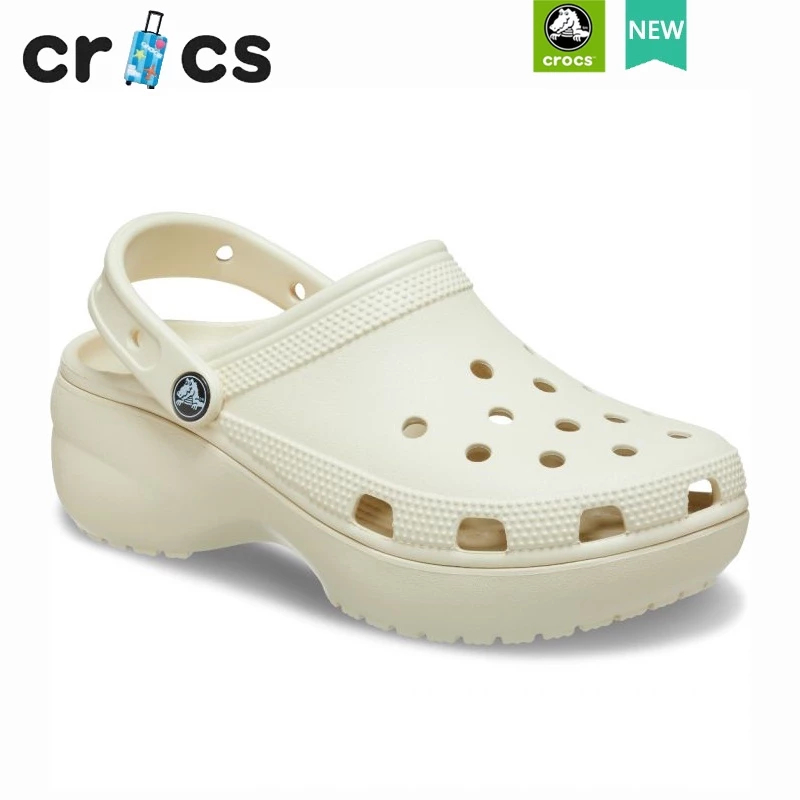 [Ready Stock] Crocs Classic Platform Slippers comfortable women selipar ...