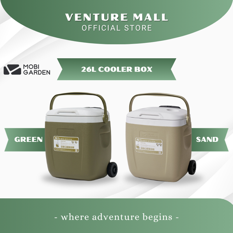 26L Mobi Garden Cooler Box Outdoor Fishing Cooler Cooling Ice Box ...