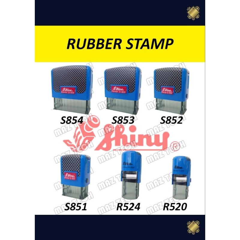 STAMP SHINY ( COP CUSTOM) | Shopee Malaysia