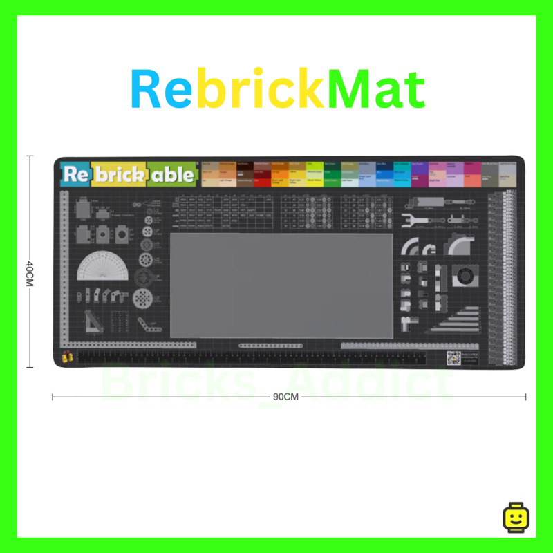 [Bricks_Addict] RebrickMat 90cm x 40cm Building lego/ Design desk pad ...