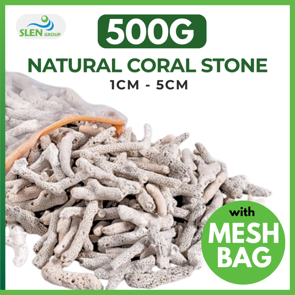 SLEN 500g Bio Filter Media Coral Stone Aquarium Coral Filter Media with ...