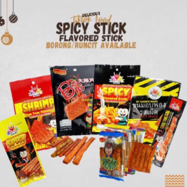 Halal Viral Mini Thai Latiao Spicy / Abang Latiao / Food Snack | Shopee ...