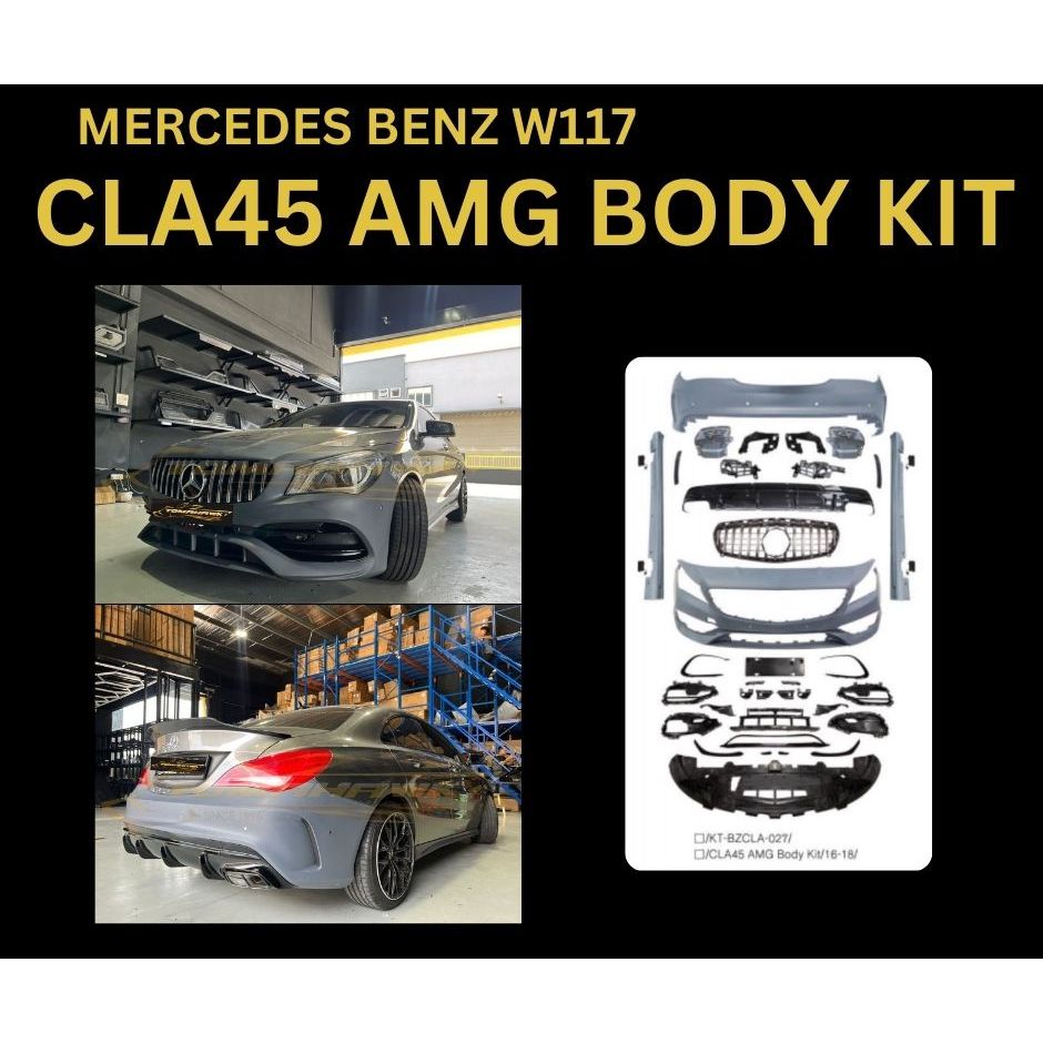 Mercedes Benz W117 CLA 2013 - 2018 upgrade CLA 45 AMG Facelift Body Kit ...