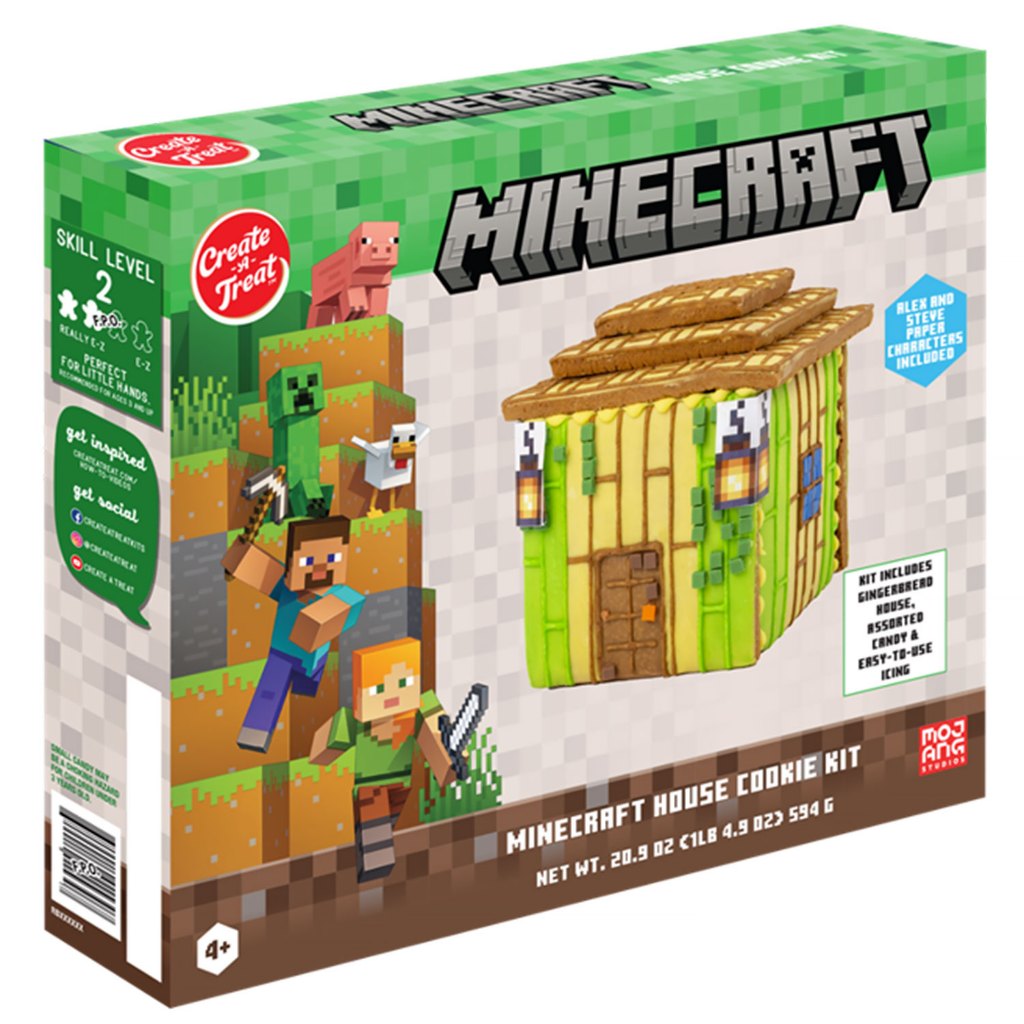 Minecraft Gingerbread House Kit 594g | Shopee Malaysia