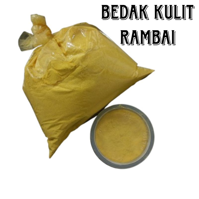 🔥 BEDAK KULIT RAMBAI TRADISIONAL ASLI, 50g | Shopee Malaysia