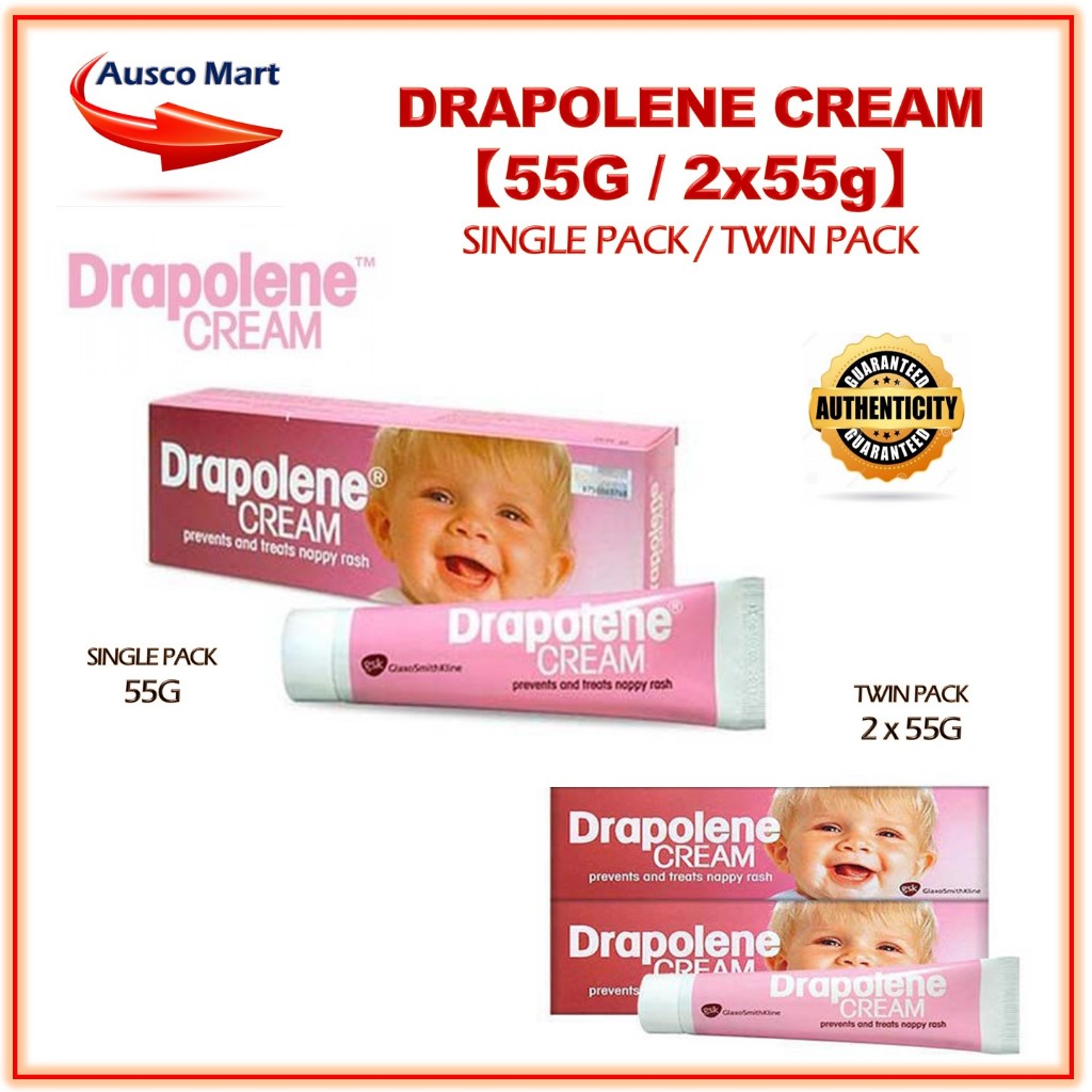 DRAPOLENE NAPPY RASH CREAM 55G | Shopee Malaysia